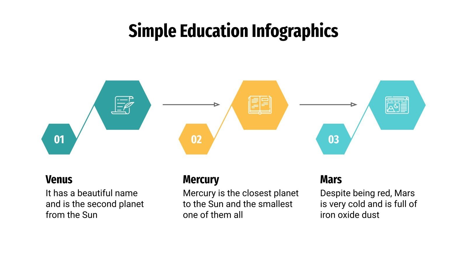 Simple Education Infographics | Google Slides & PPT template