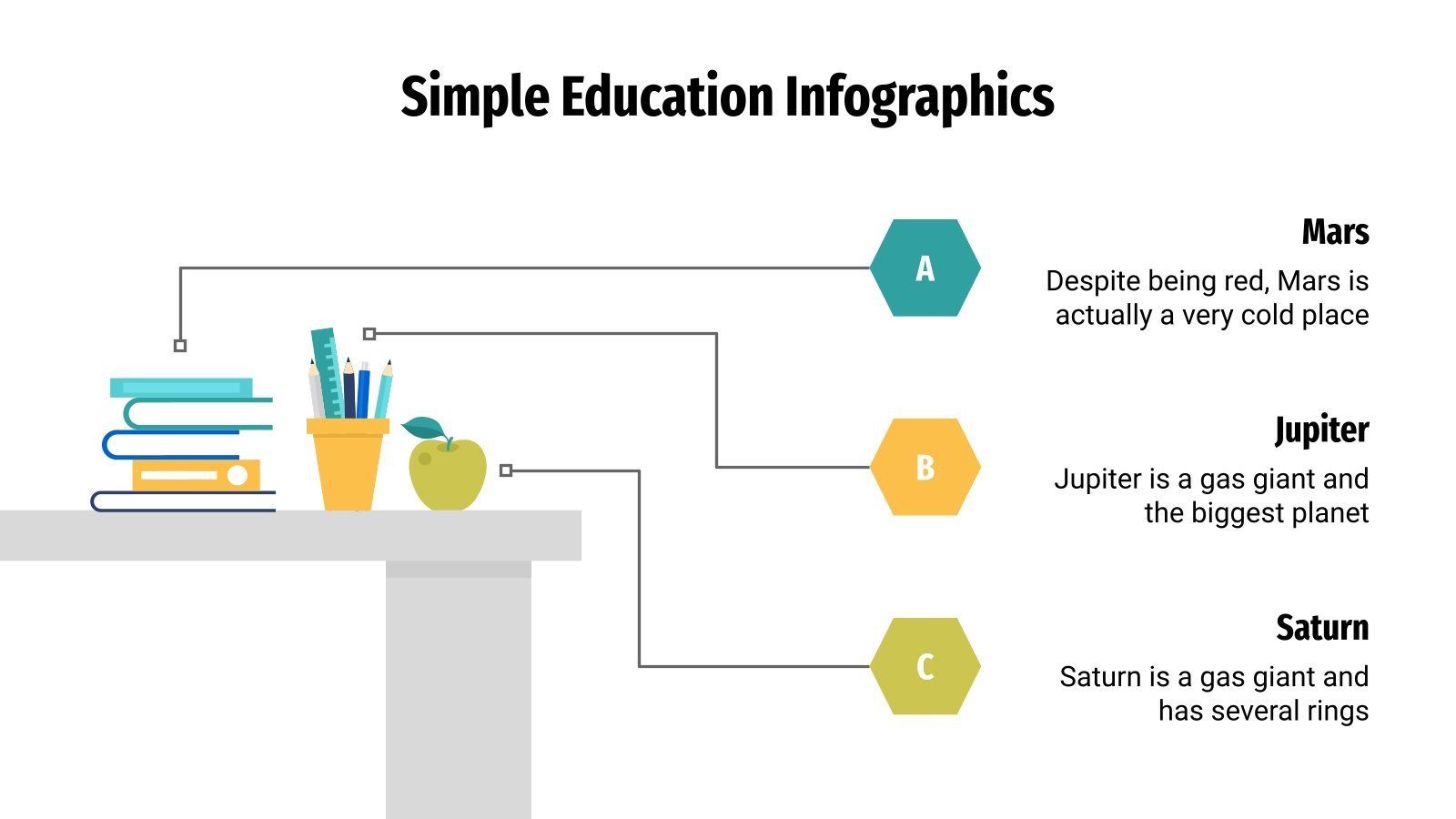 Simple Education Infographics | Google Slides & PPT template