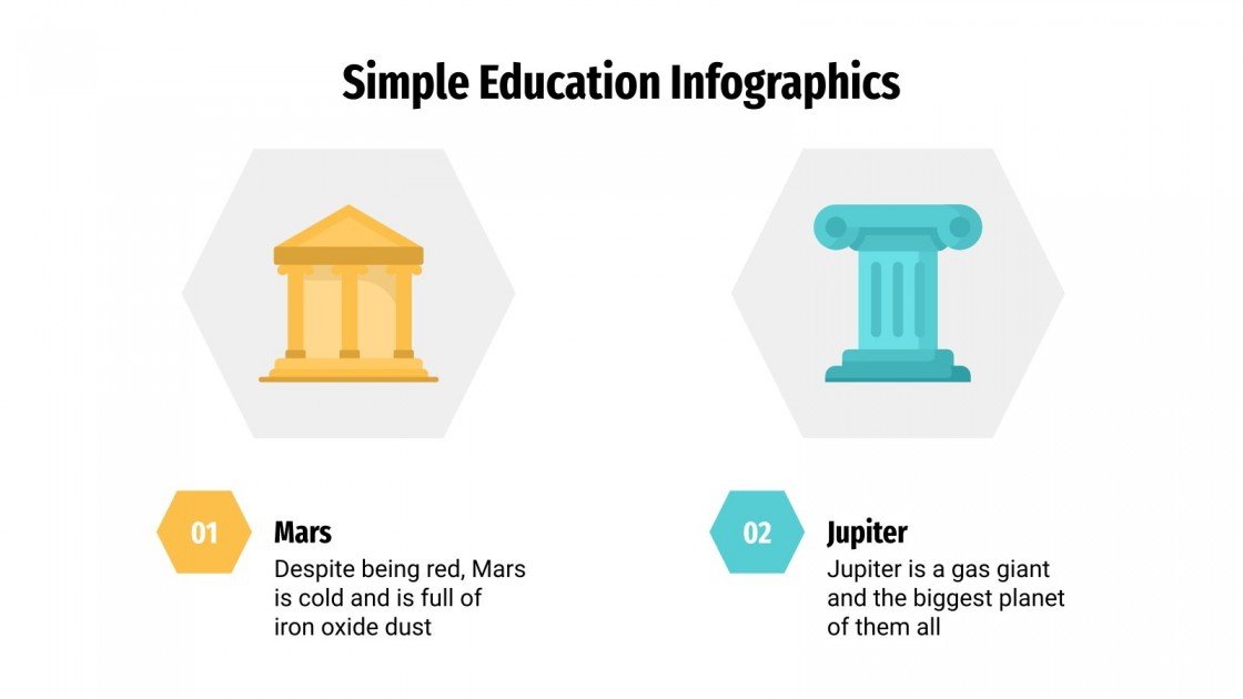 Simple Education Infographics | Google Slides & PPT template