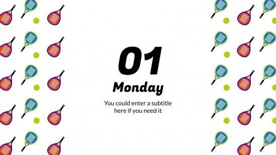 Centro de pádel | Plantilla de Google Slides y PowerPoint