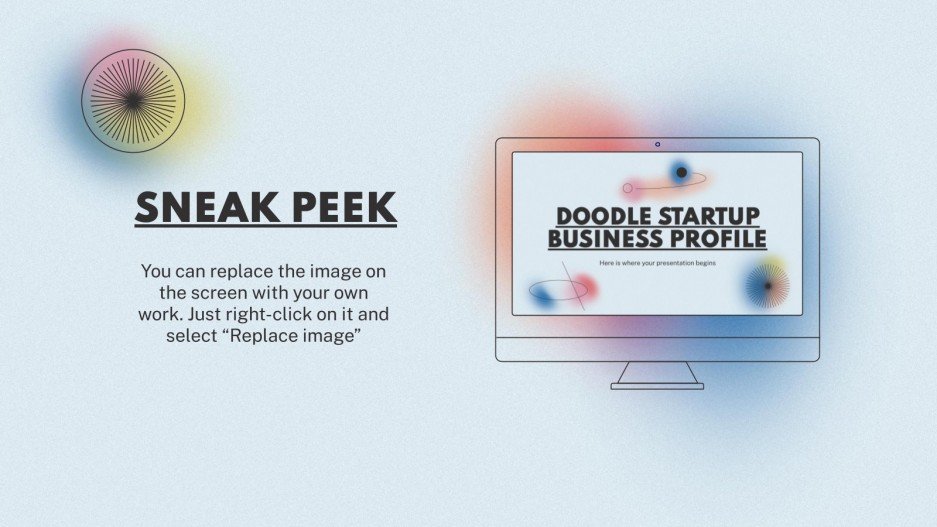 Doodle Startup Business Profile | Google Slides & PowerPoint
