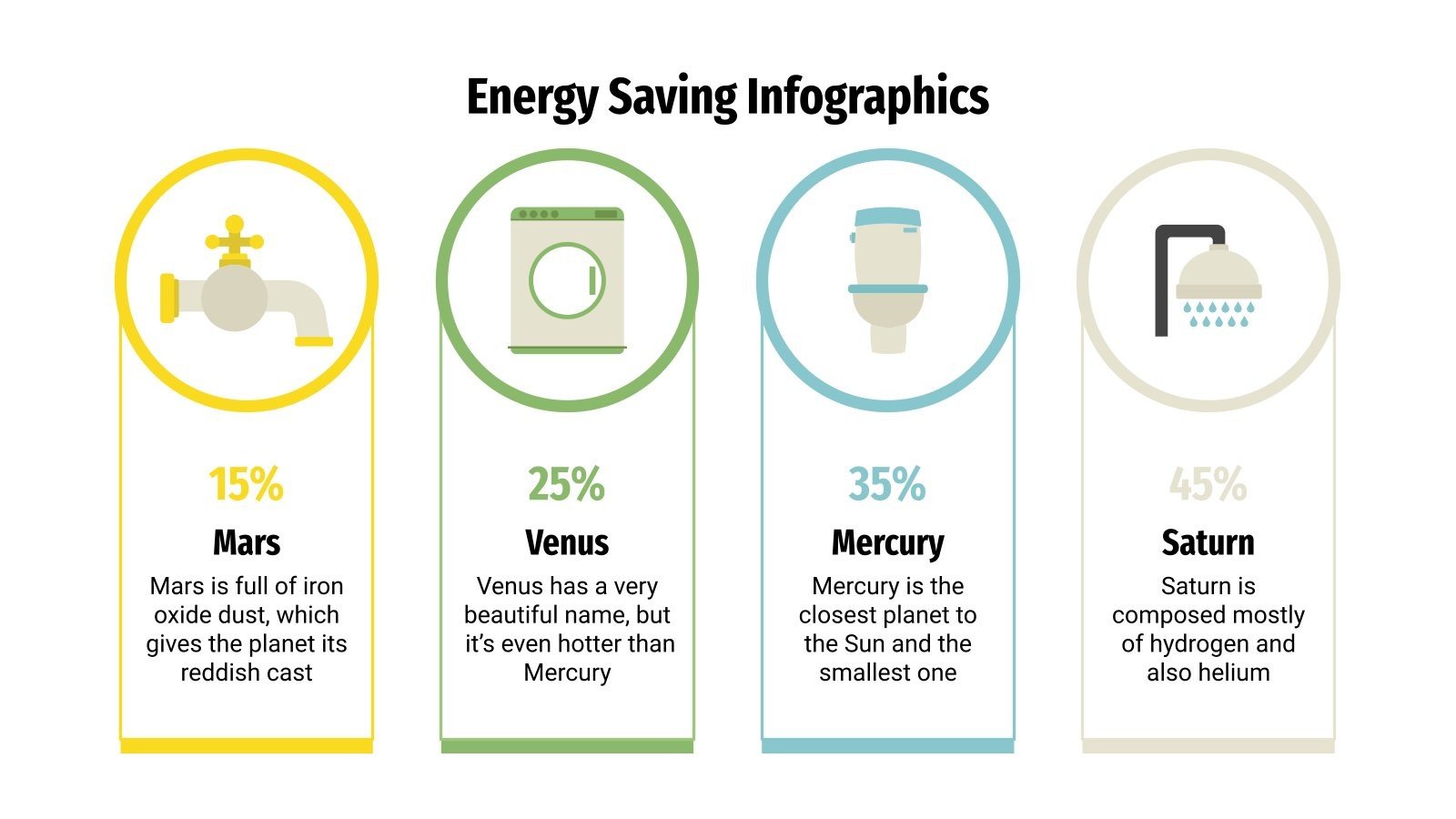 Energy Saving Infographics | Google Slides & PPT template
