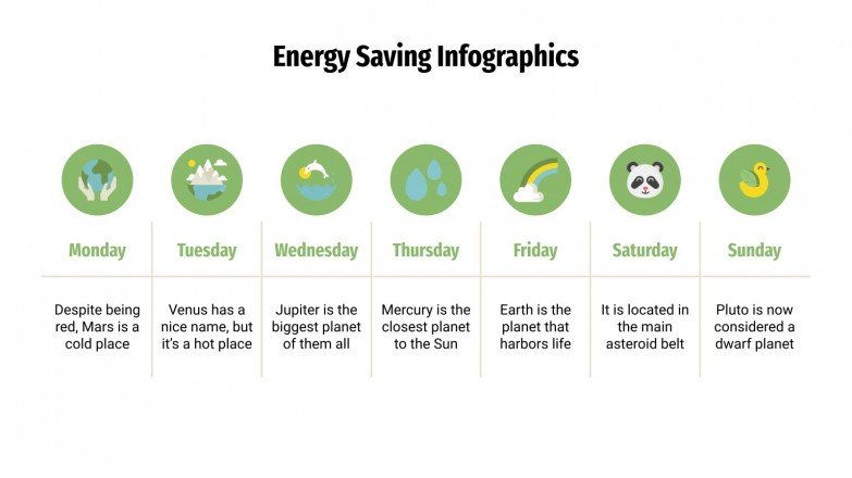 Energy Saving Infographics | Google Slides & PPT template