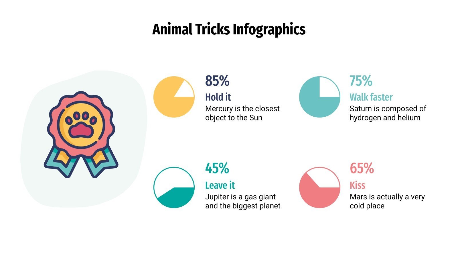 Animal Tricks Infographics | Google Slides & PPT template