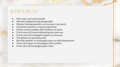 New Year Goals Google Slides theme & PowerPoint template