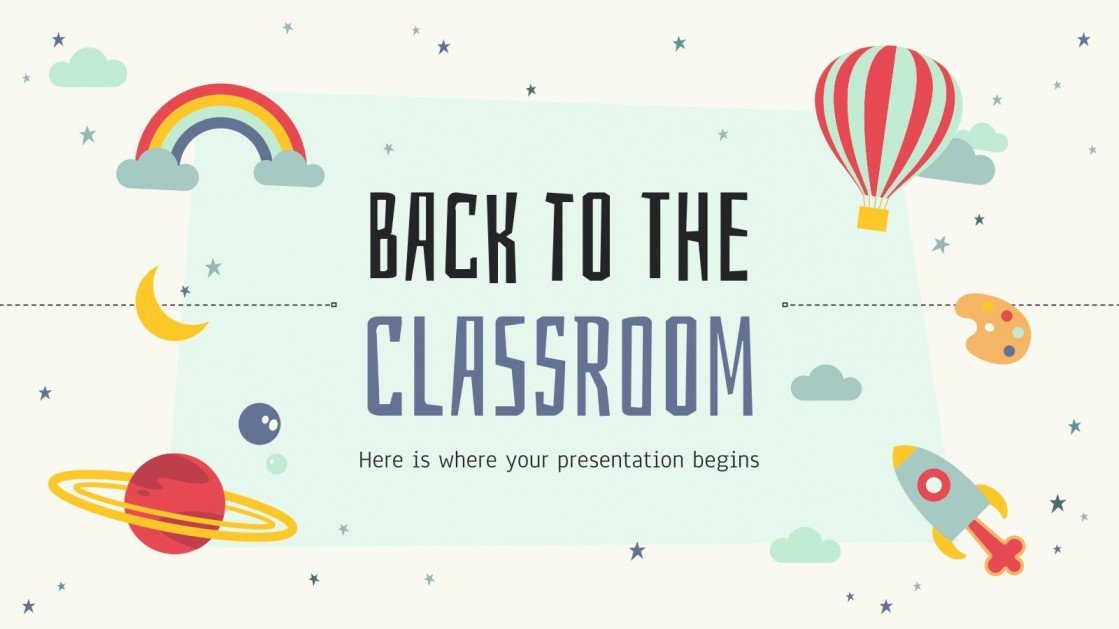 La rentrée scolaire | Modèle Google Slides et PowerPoint