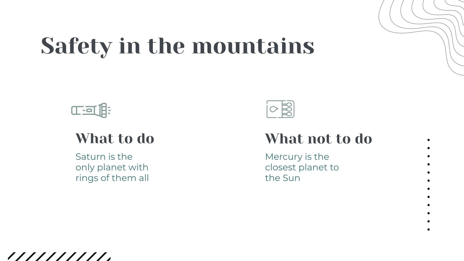 Hiking Survival Kit | Google Slides & PowerPoint Template