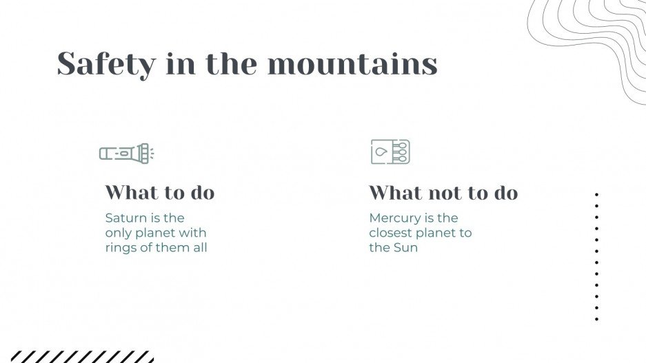 Hiking Survival Kit | Google Slides & PowerPoint Template