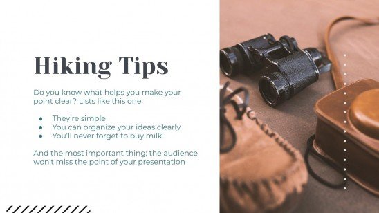 Hiking Survival Kit | Google Slides & PowerPoint Template