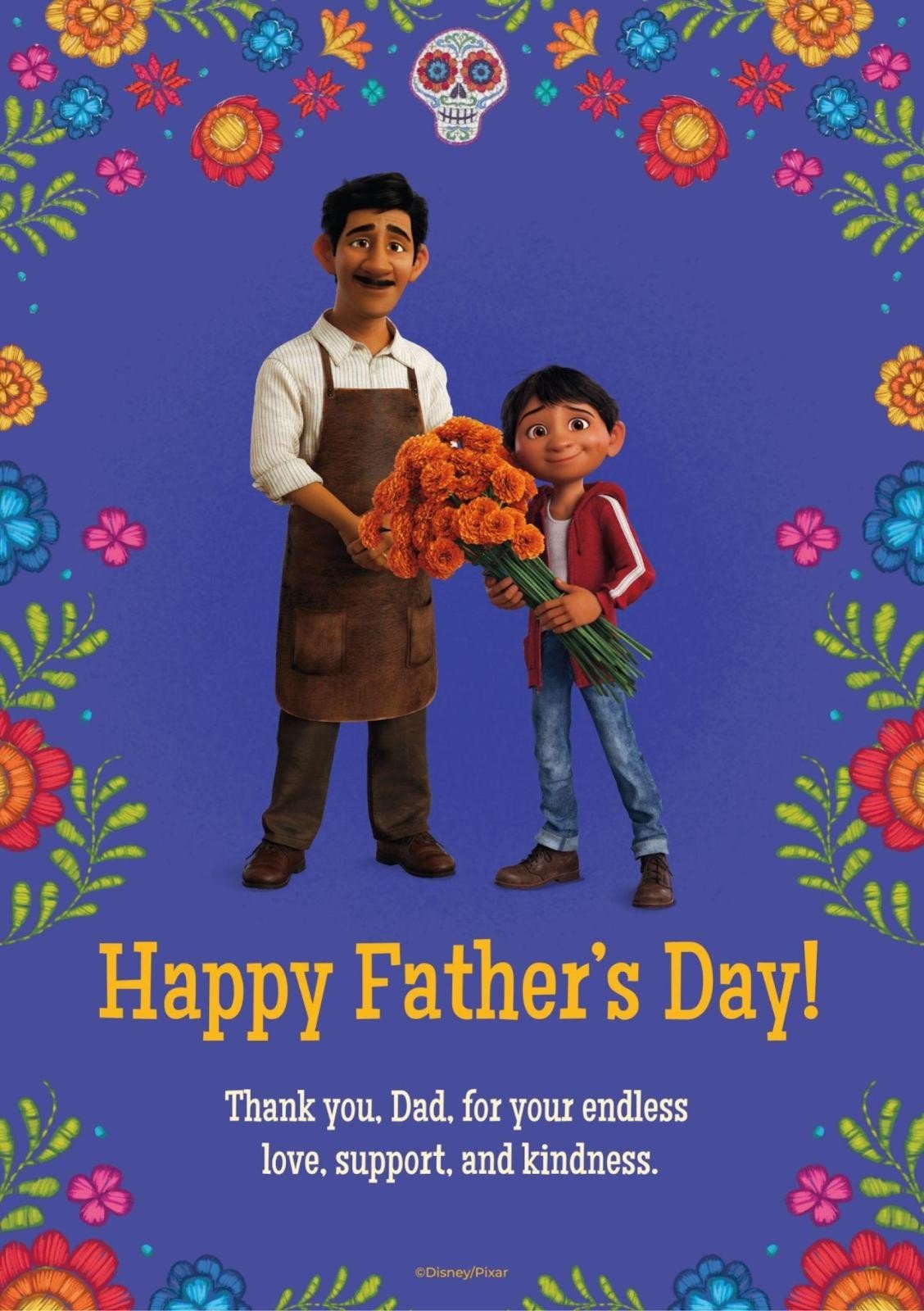 Coco Father's Day Card Presentation