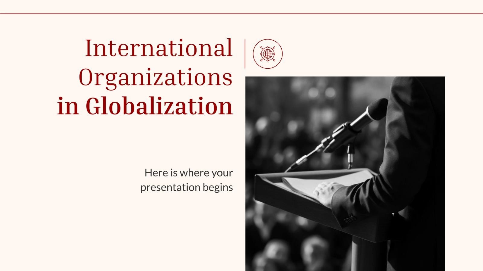 International Organizations in Globalization Presentation