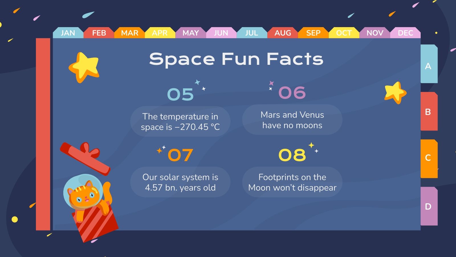 Super Stellar Planner for Middle School Google Slides & PPT template