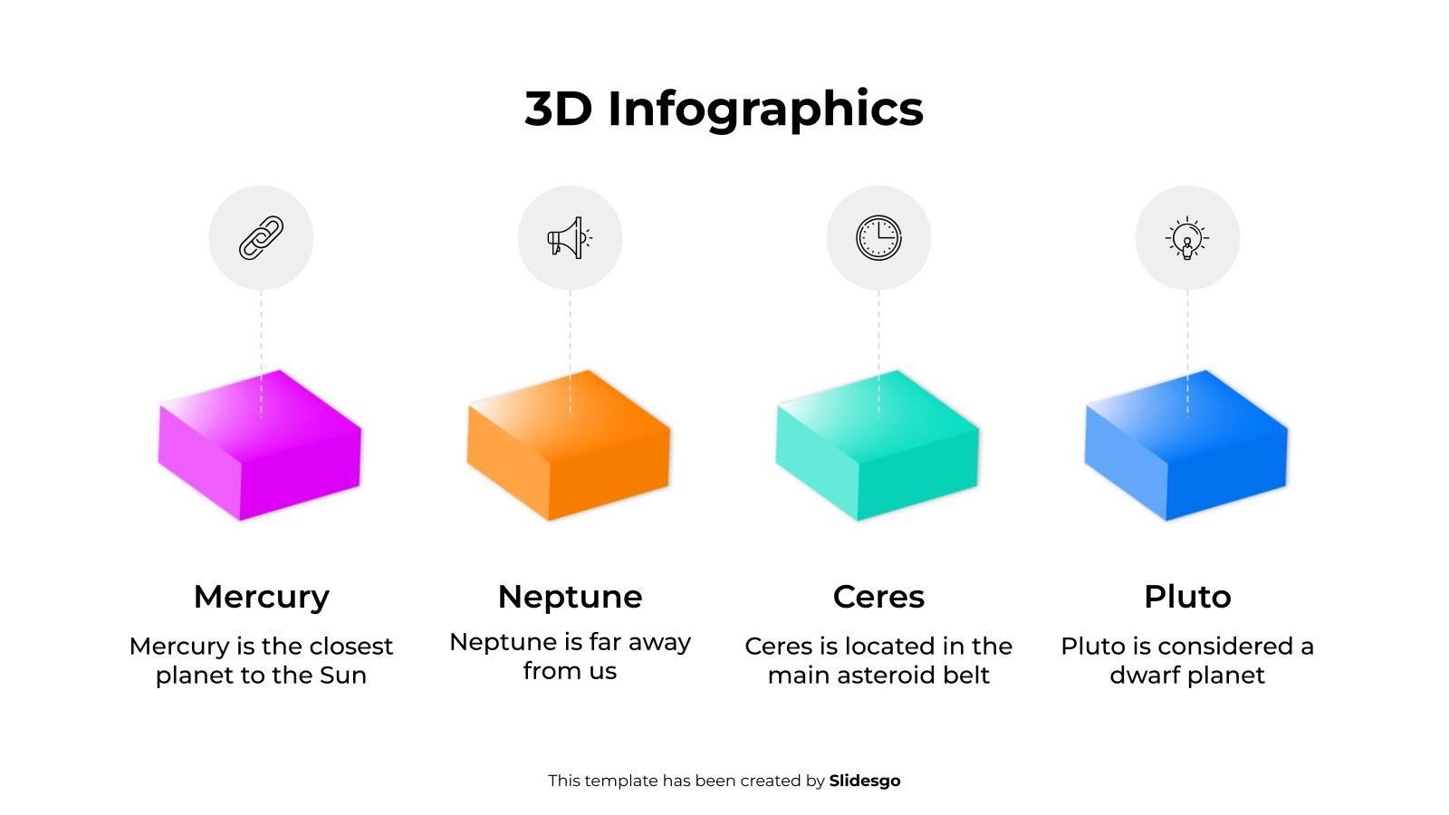 3D Infographics Template