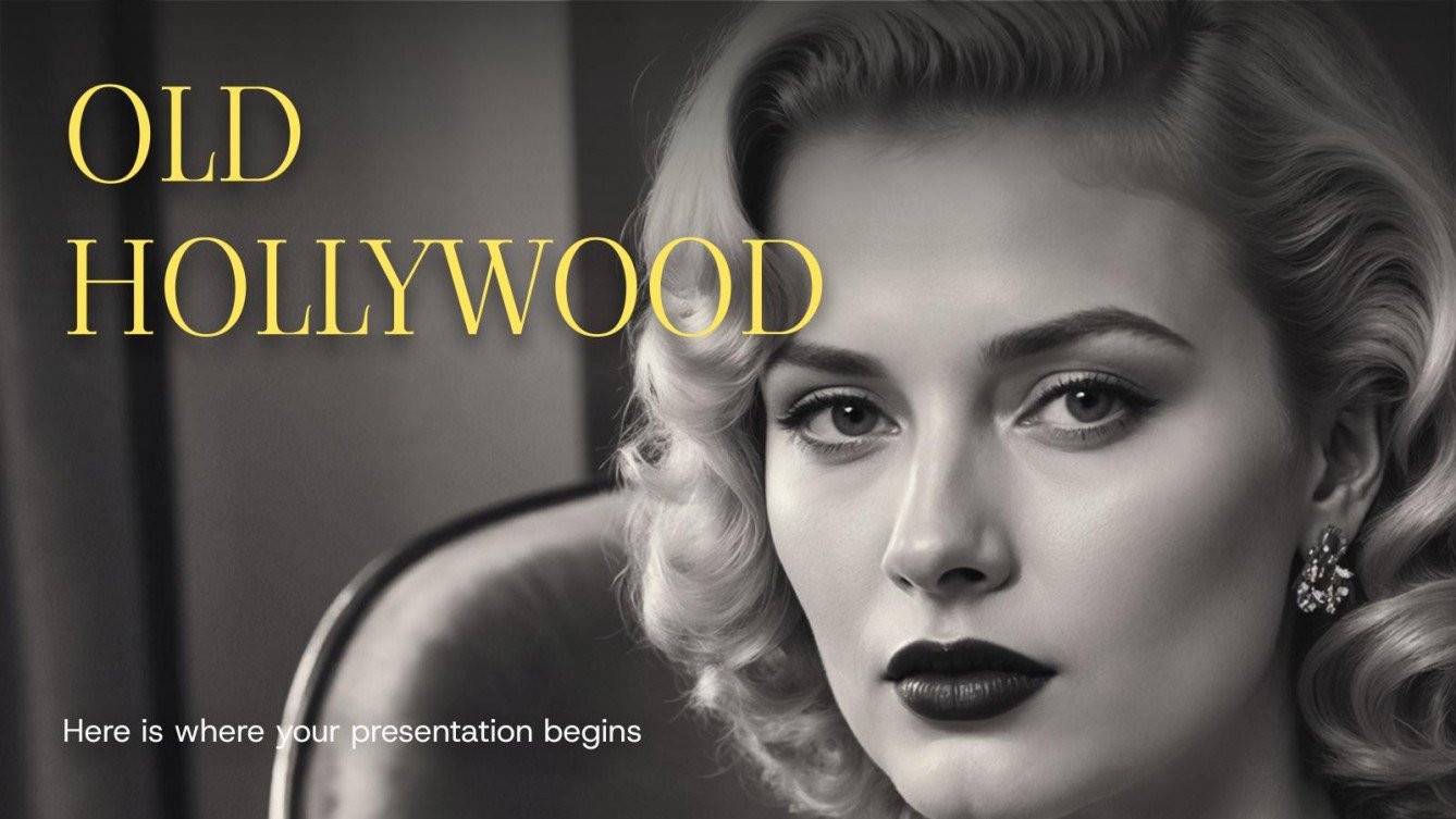 Free templates about Hollywood for Google Slides & PowerPoint