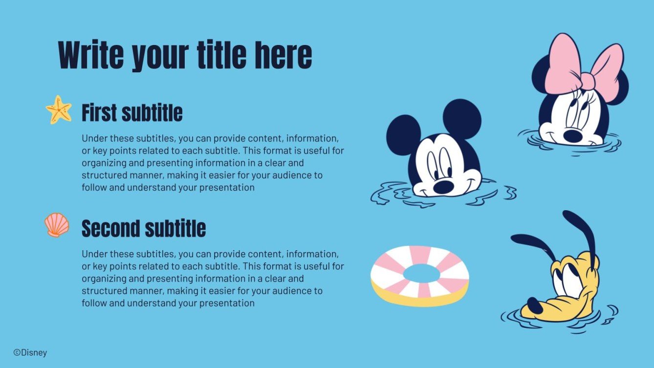 Presentación Verano con Mickey Mouse y sus amigos