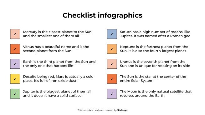 Checklist Infographics Template