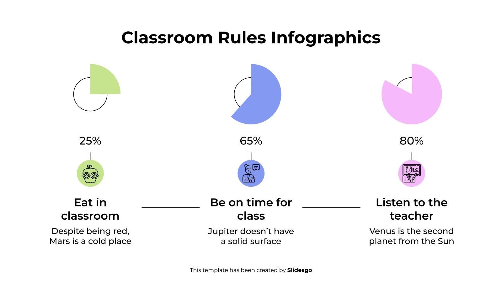 Classroom Rules Infographics Template