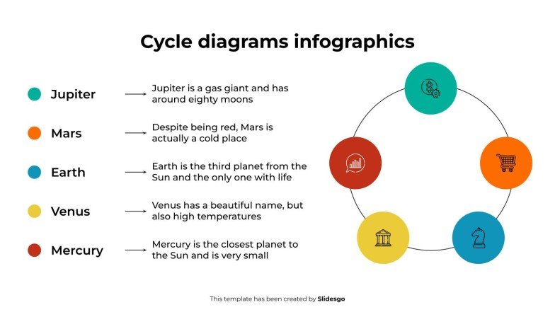Cycle Diagrams Infographics Template