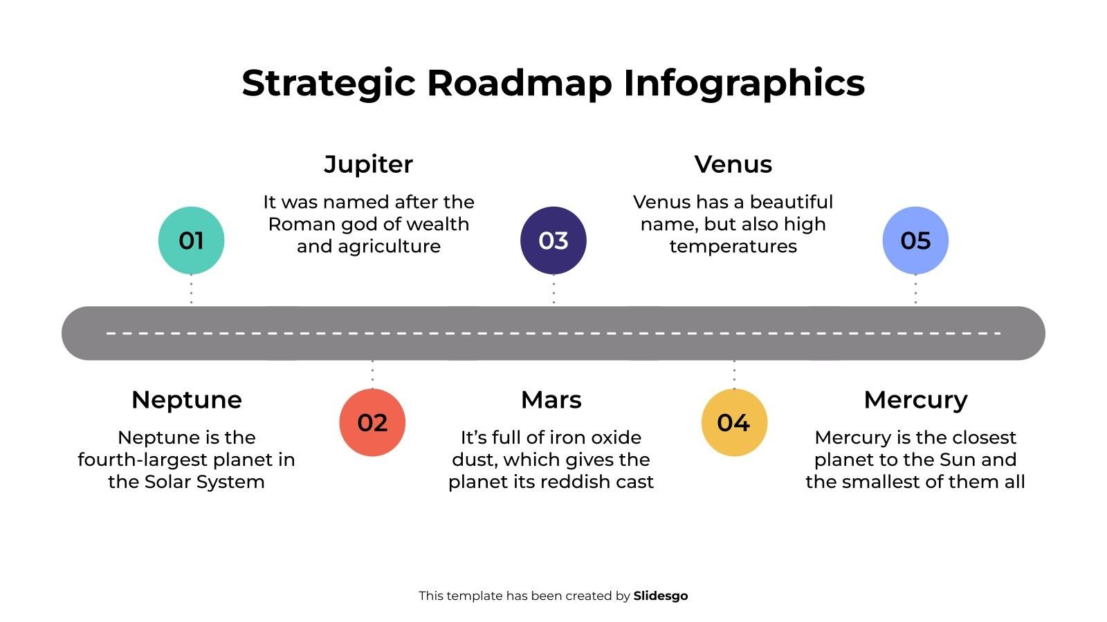 Strategic Roadmap Infographics Template