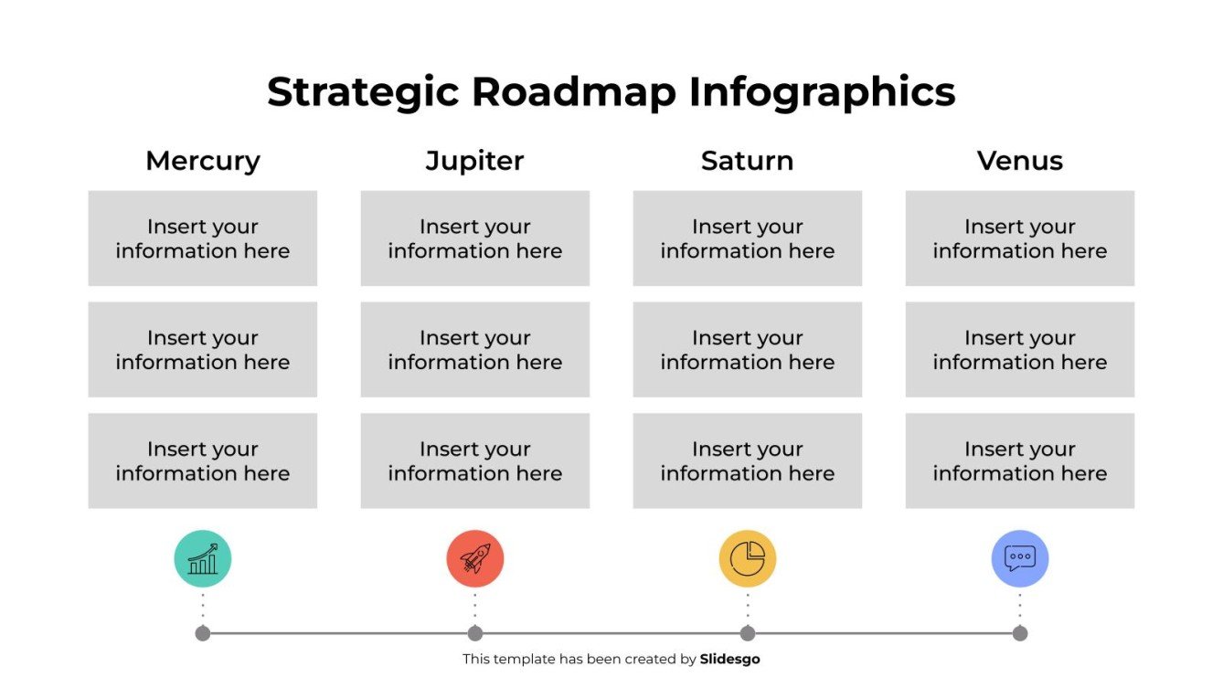 Strategic Roadmap Infographics Template