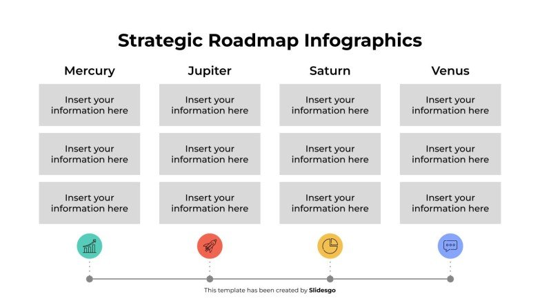 Strategic Roadmap Infographics Template