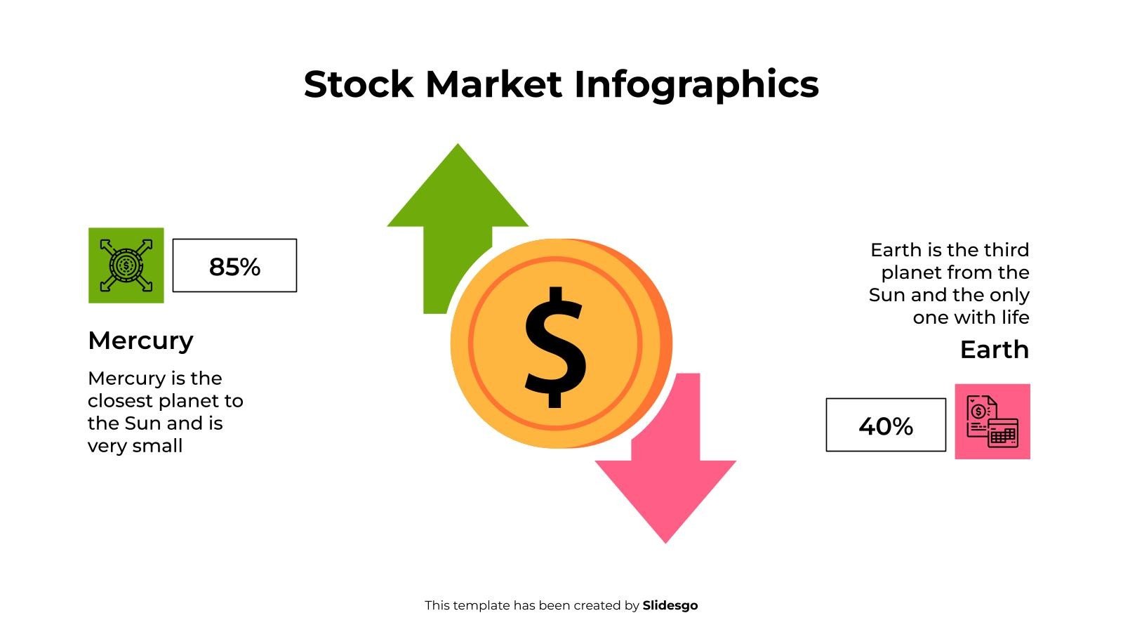 Stock Market Infographics Template