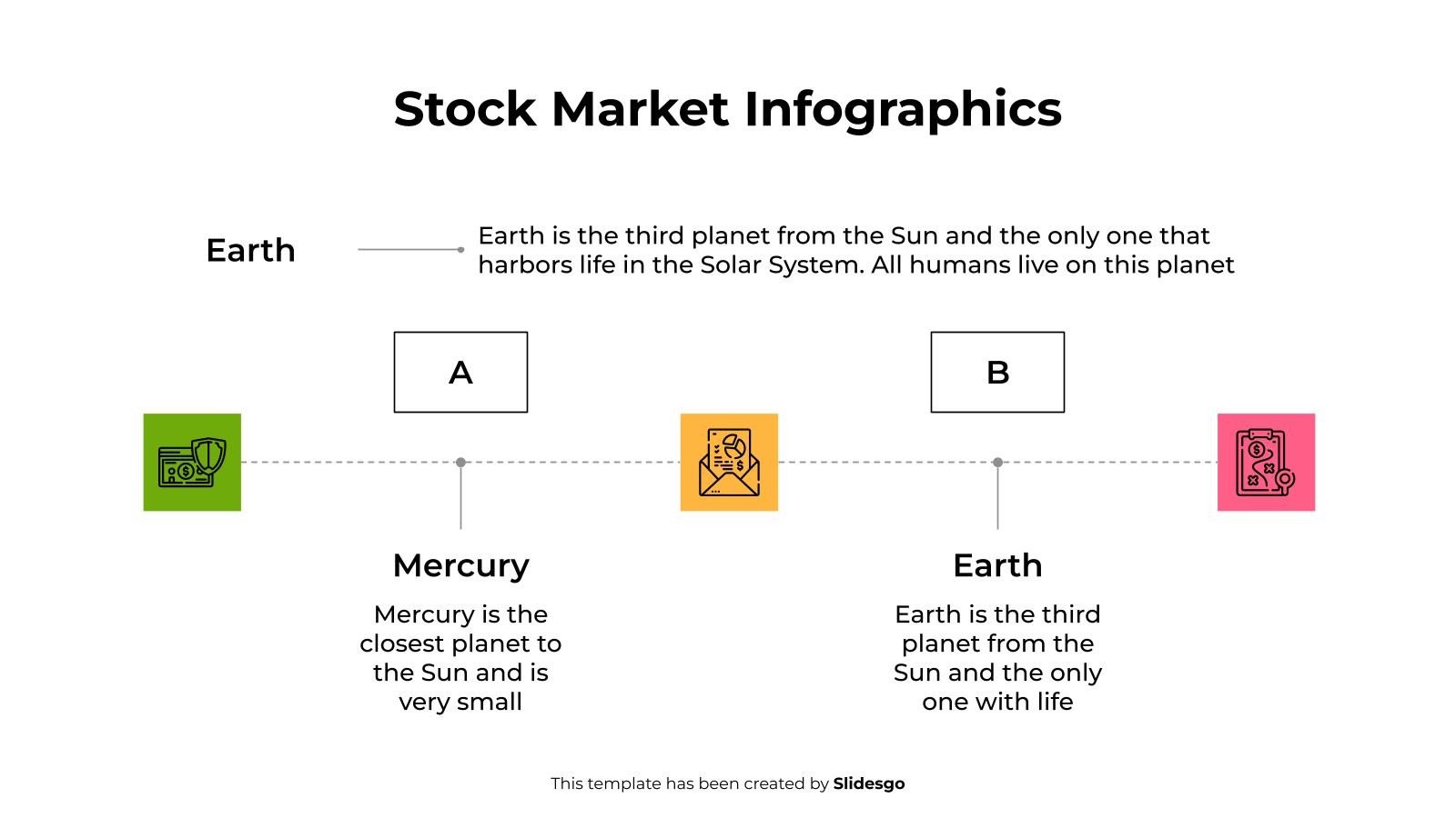 Stock Market Infographics Template