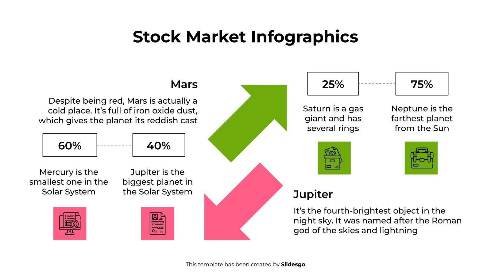 Stock Market Infographics Template