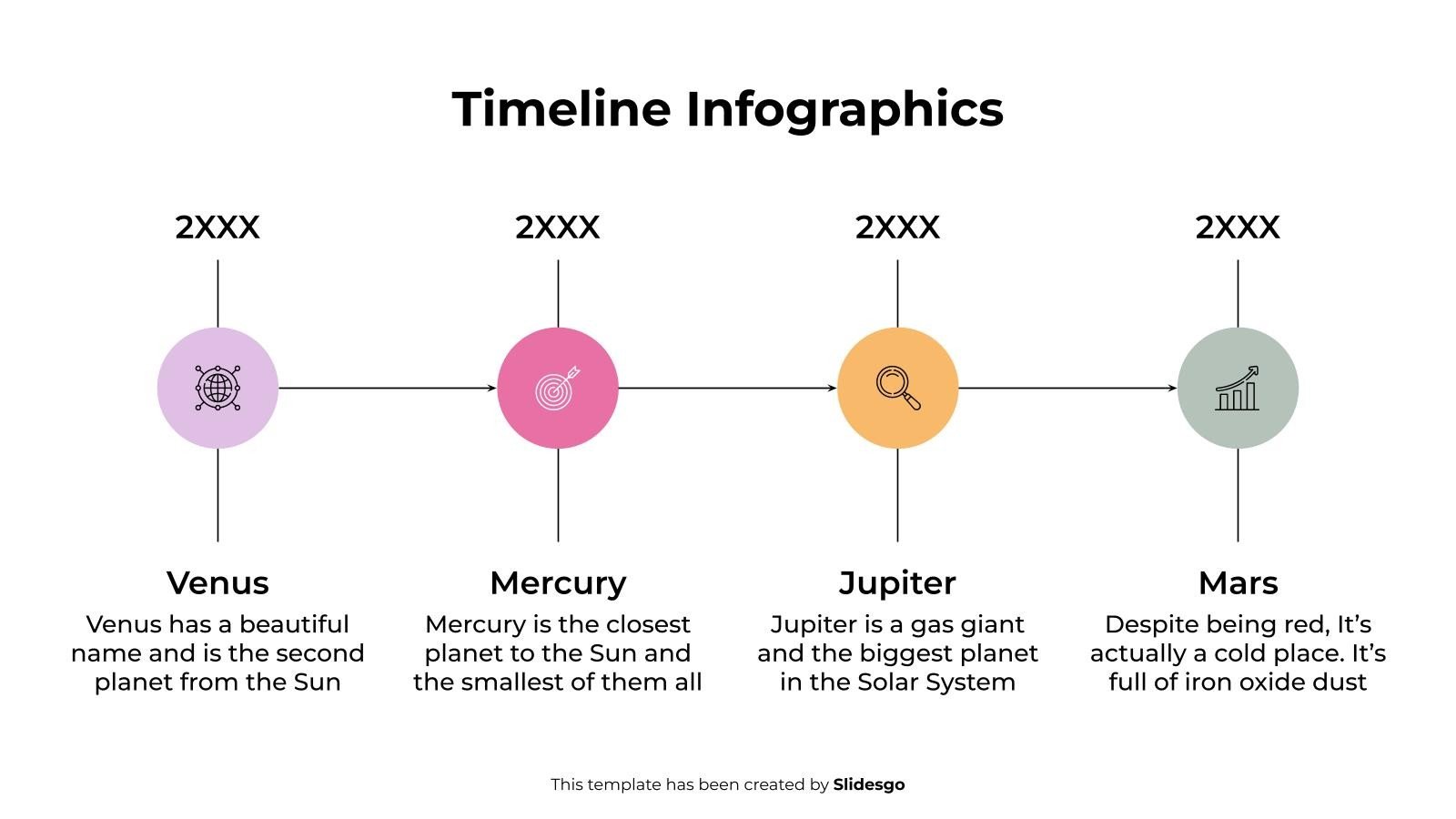 Timeline Infographics Template