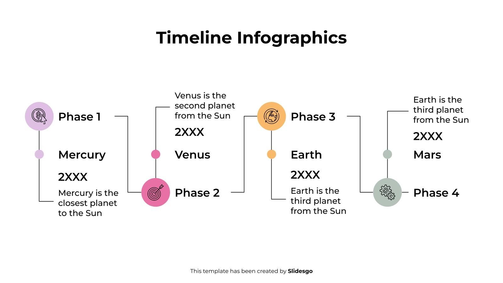 Timeline Infographics Template
