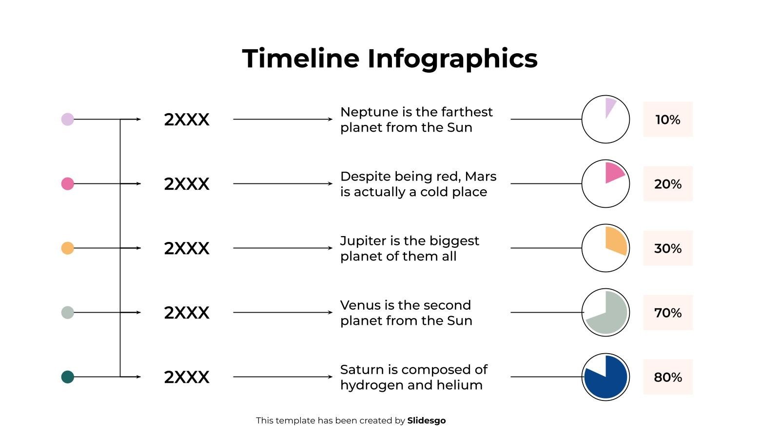 Timeline Infographics Template