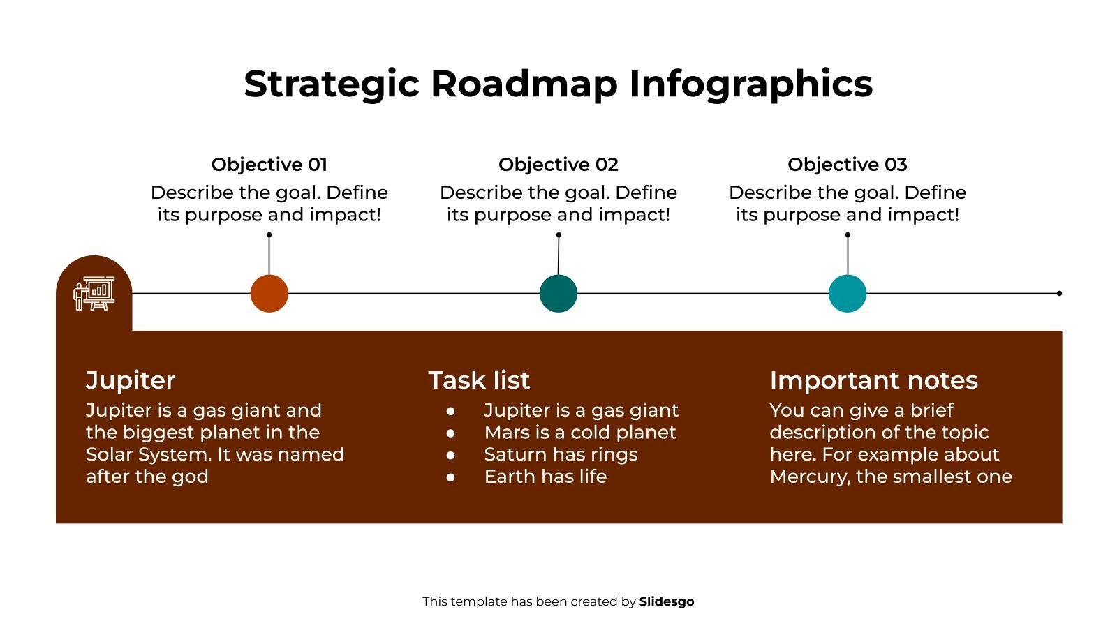 Strategic Roadmap Infographics Template