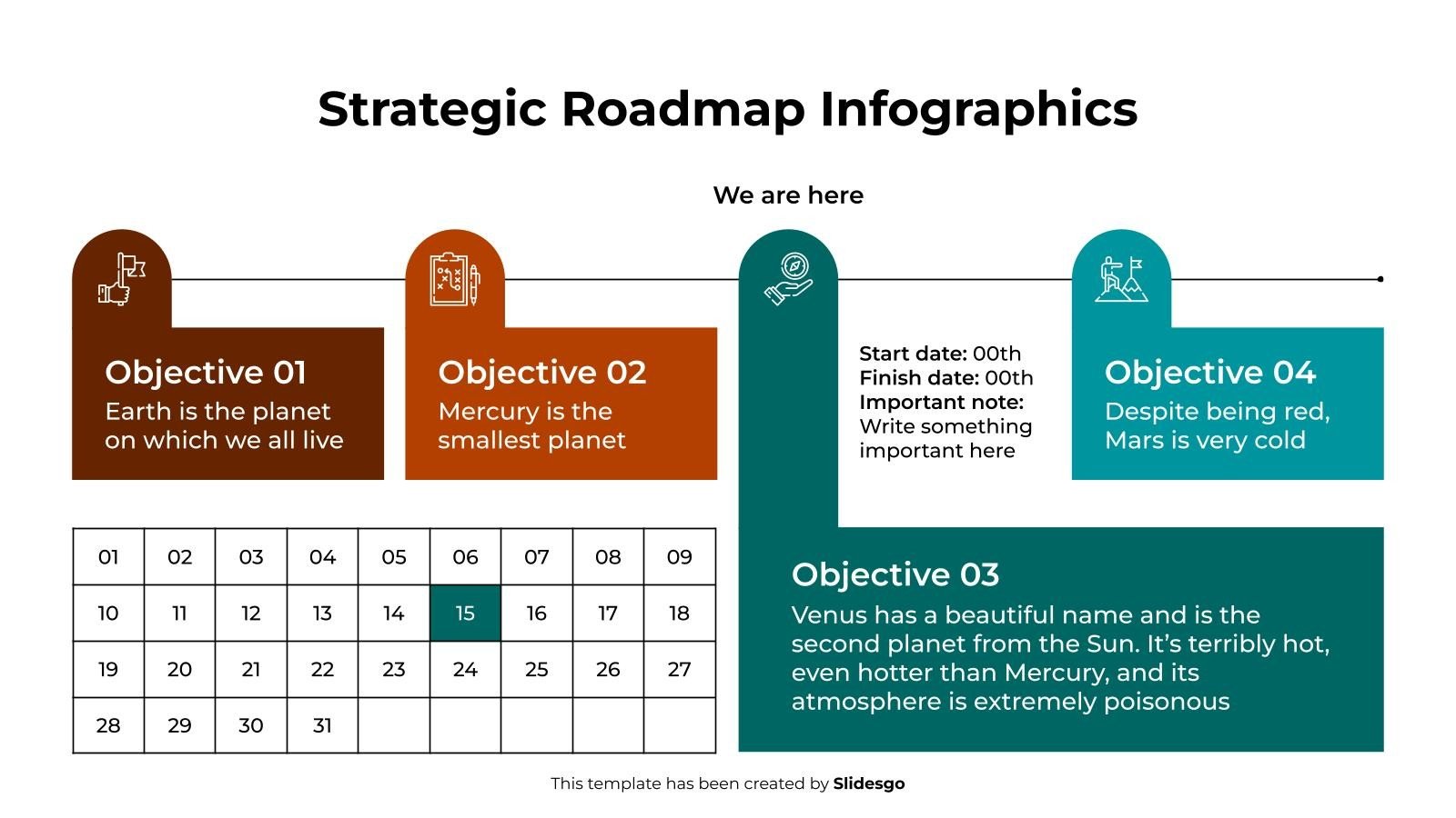 Strategic Roadmap Infographics Template
