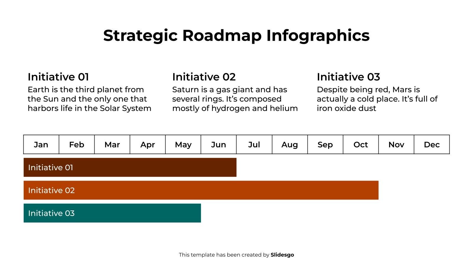 Strategic Roadmap Infographics Template