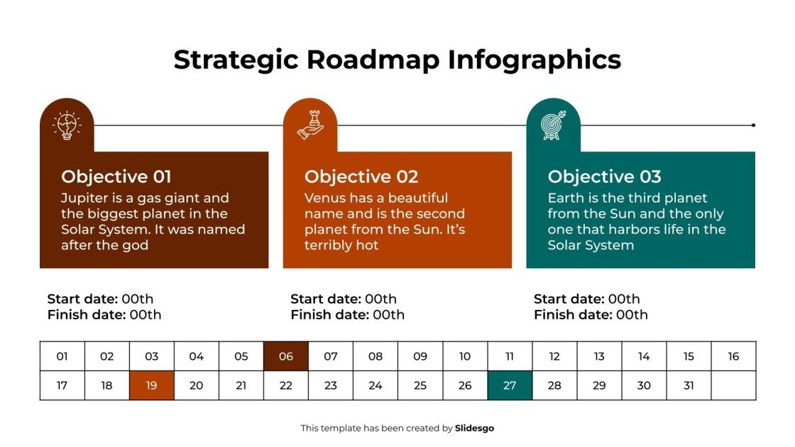 Strategic Roadmap Infographics Template