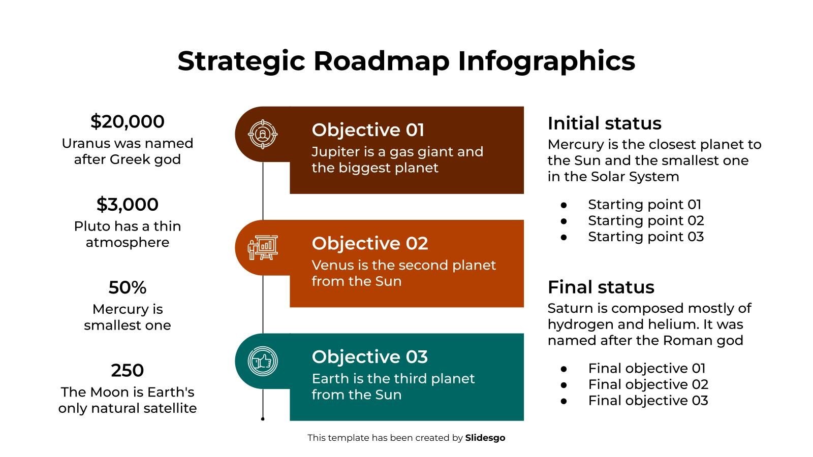 Strategic Roadmap Infographics Template