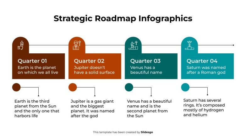 Strategic Roadmap Infographics Template