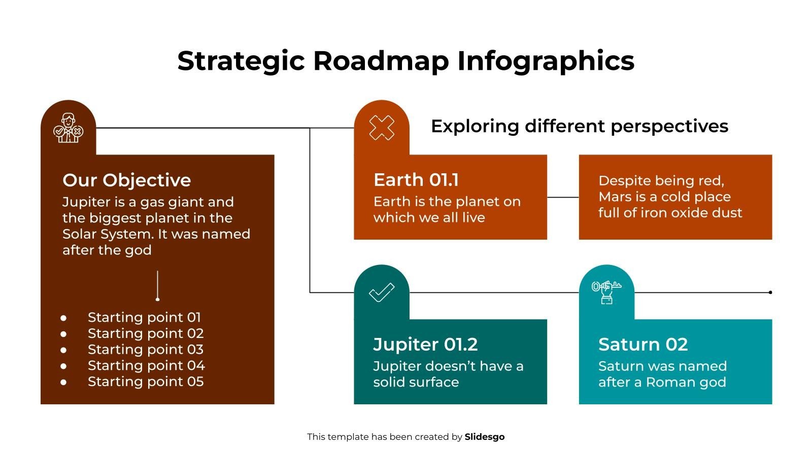 Strategic Roadmap Infographics Template