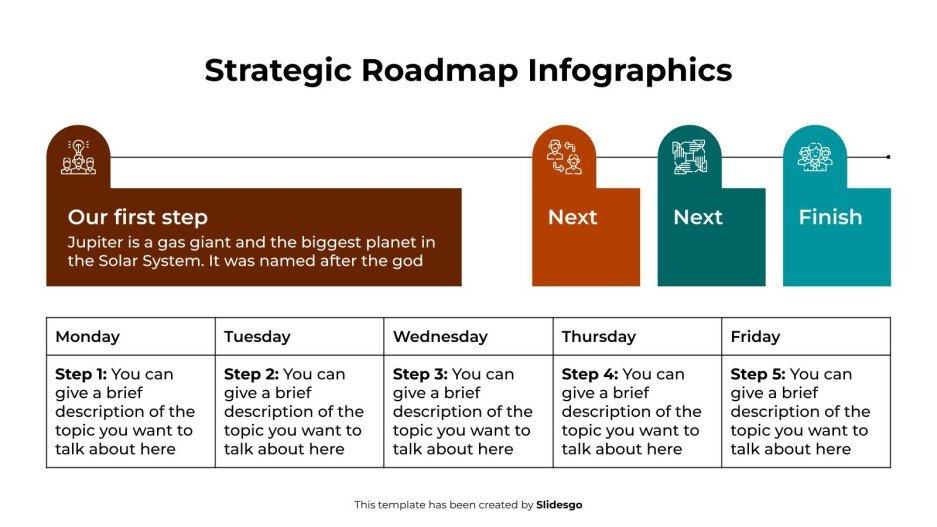 Strategic Roadmap Infographics Template