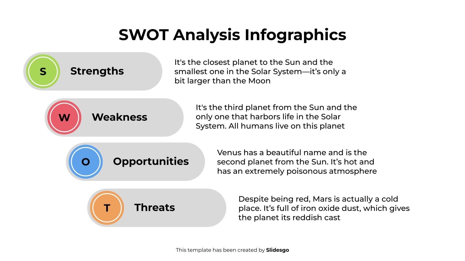 SWOT Analysis Infographics Template