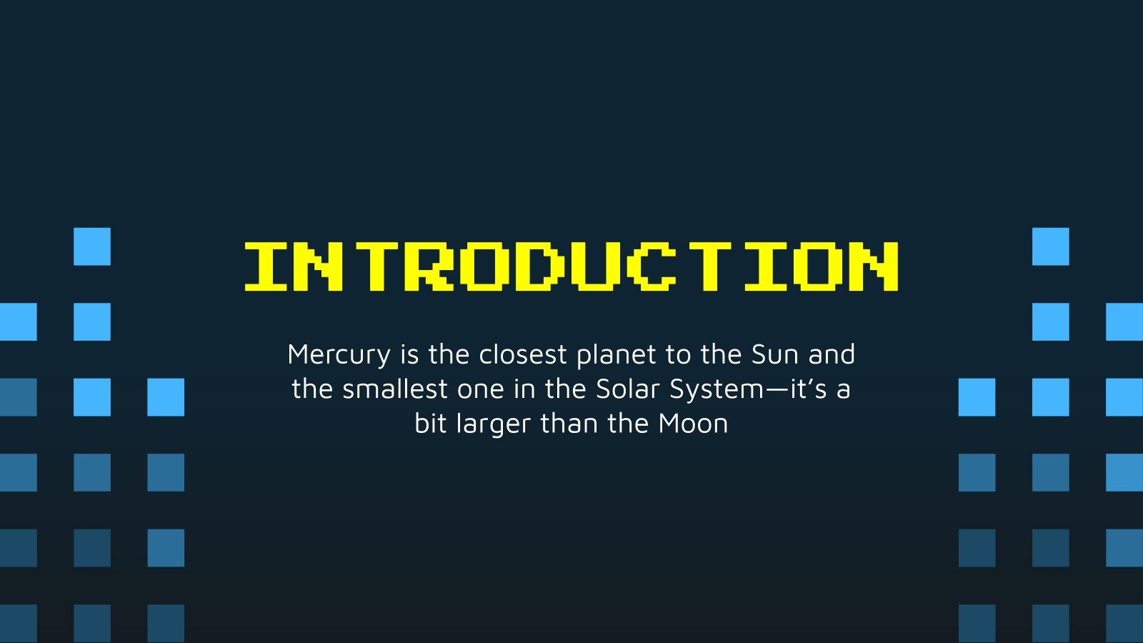 Super Pixel Vintage Gaming Google Slides & PPT template