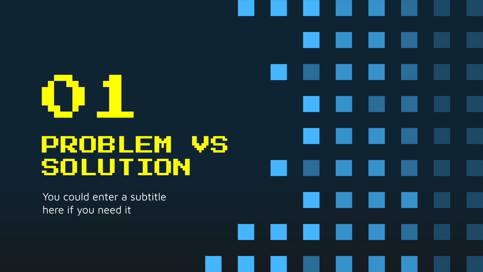 Super Pixel Vintage Gaming Google Slides & PPT template