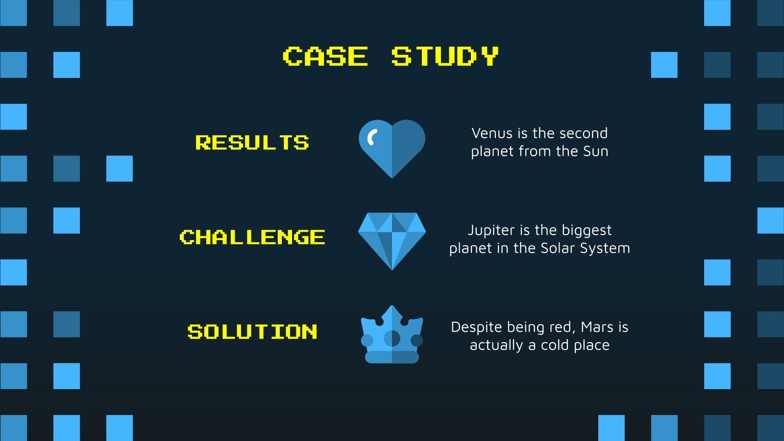 Super Pixel Vintage Gaming Google Slides & PPT template