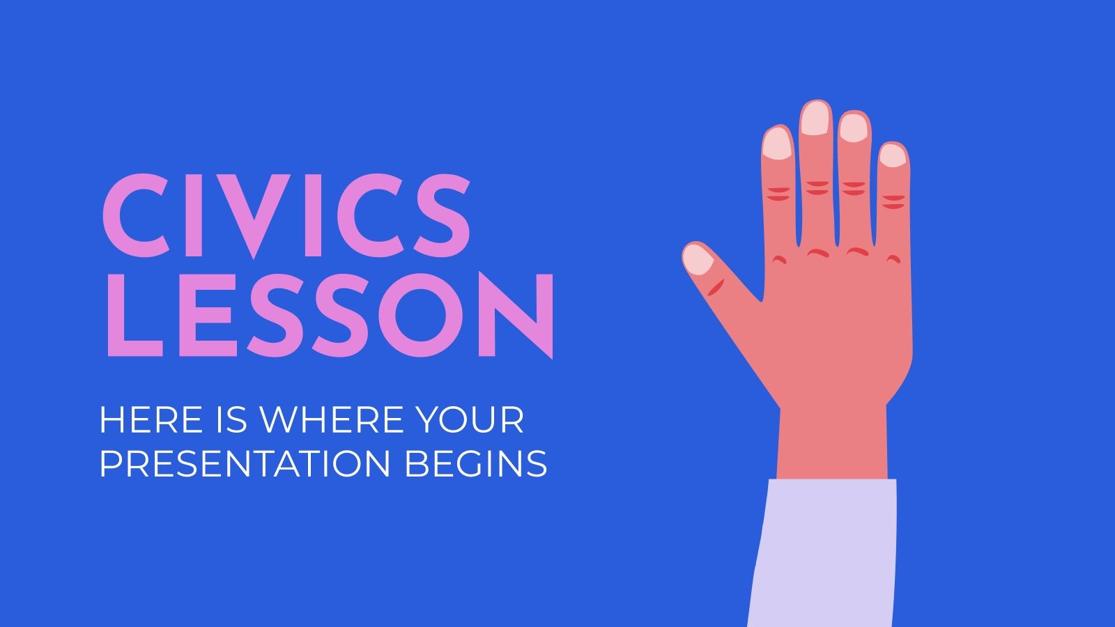 Civics Lesson Google Slides theme & PowerPoint template