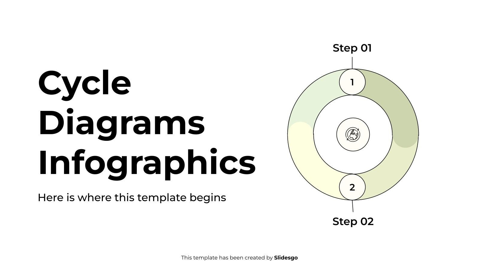 Free Cycle Infographics for Google Slides and PowerPoint