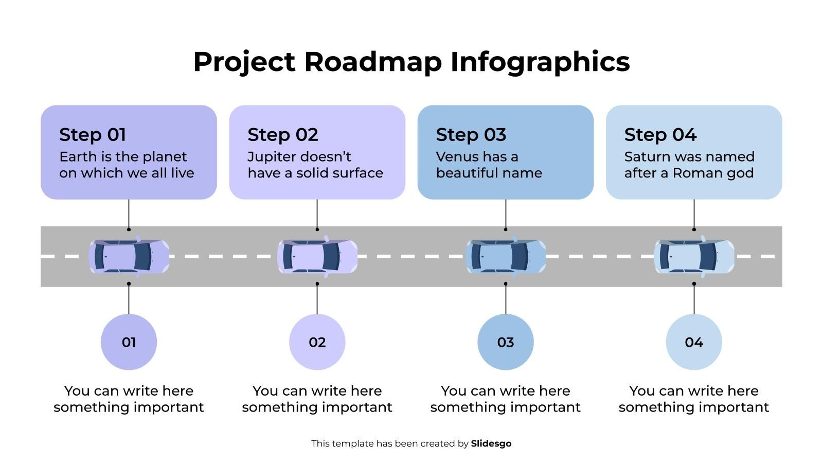 Project Roadmap Infographics Template
