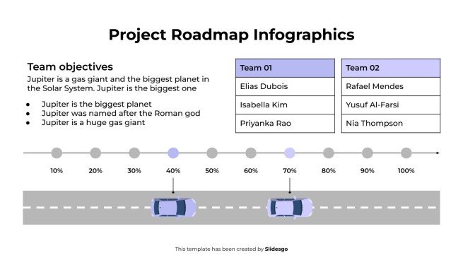 Project Roadmap Infographics Template