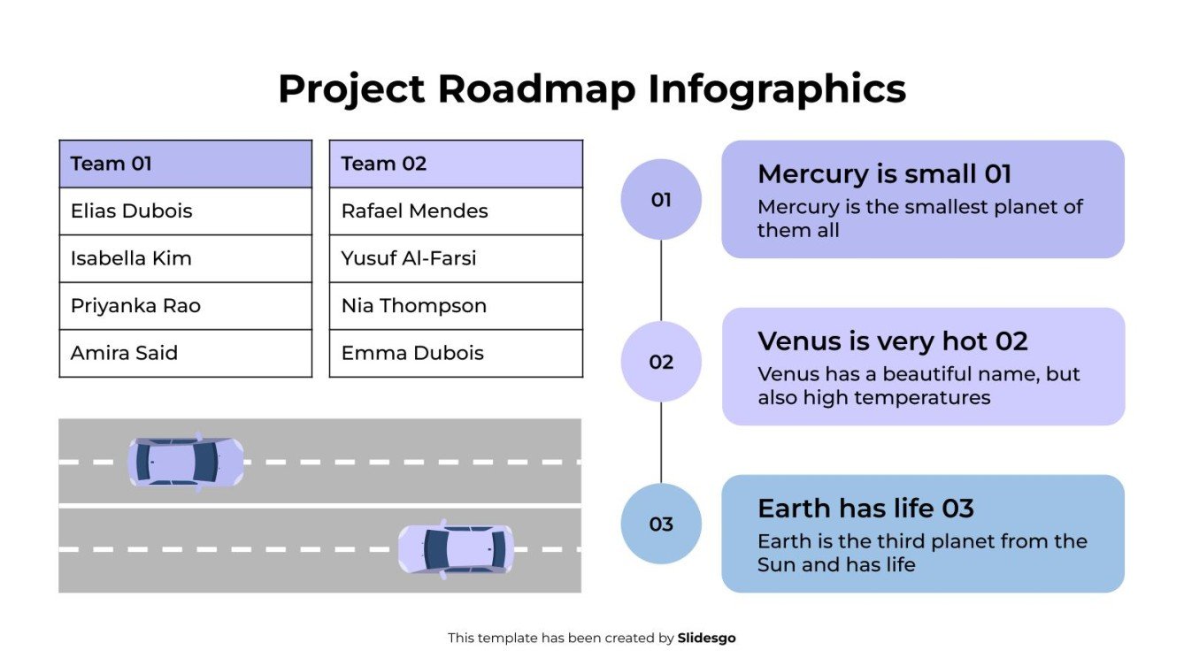 Project Roadmap Infographics Template