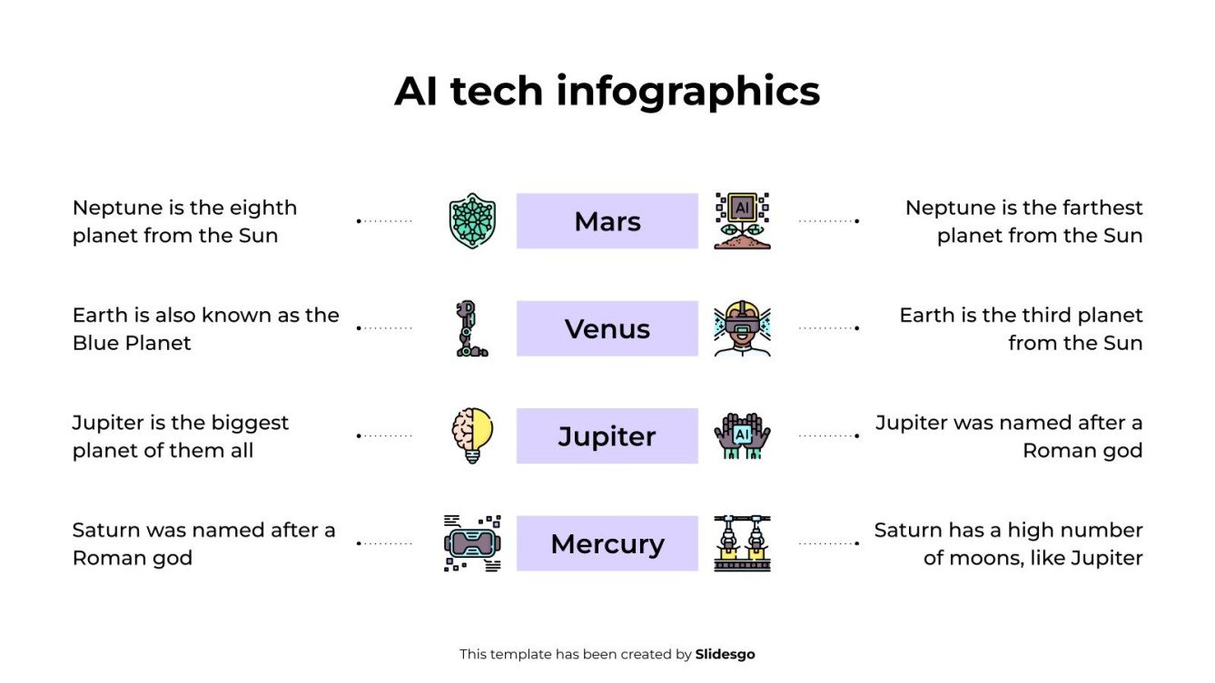 AI Tech Infographics Template