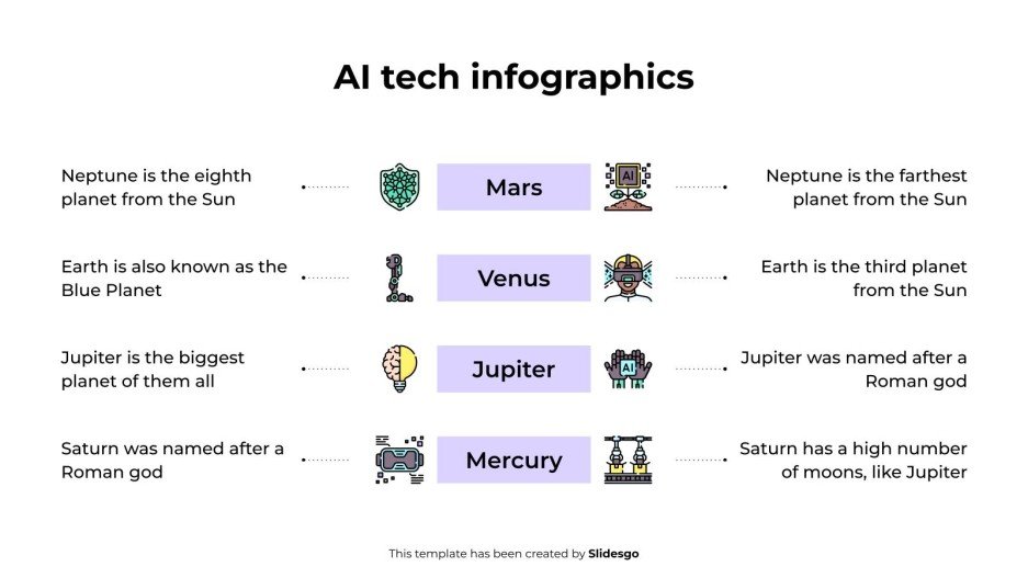 AI Tech Infographics Template